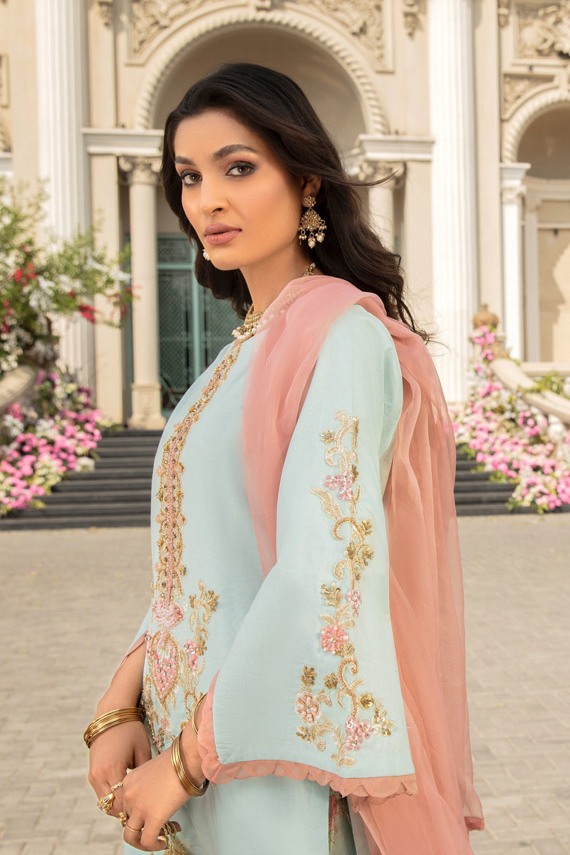 Ivana Luxury Mint Mummy & Me Ladies Palazzo Outfit 2370– Desi Posh