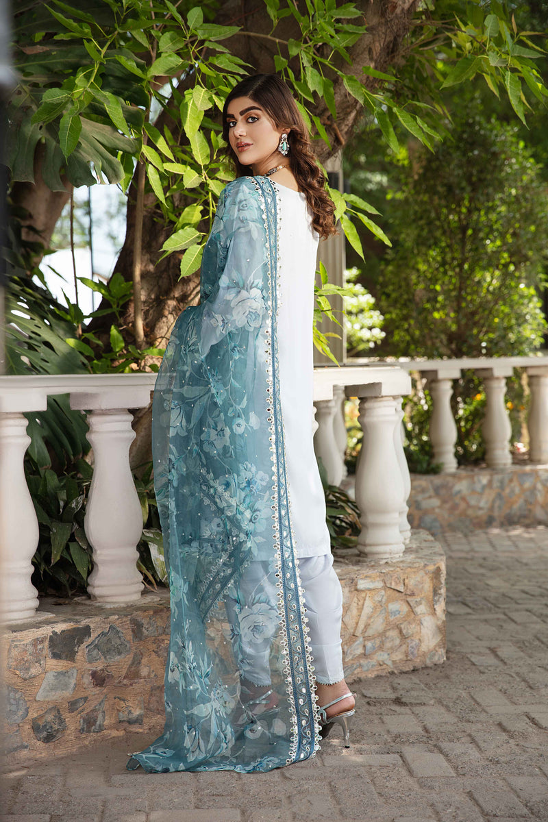 Ivana Luxury Embroidered Silk Outfit With Tulip Salwar RS4 | Desi Posh